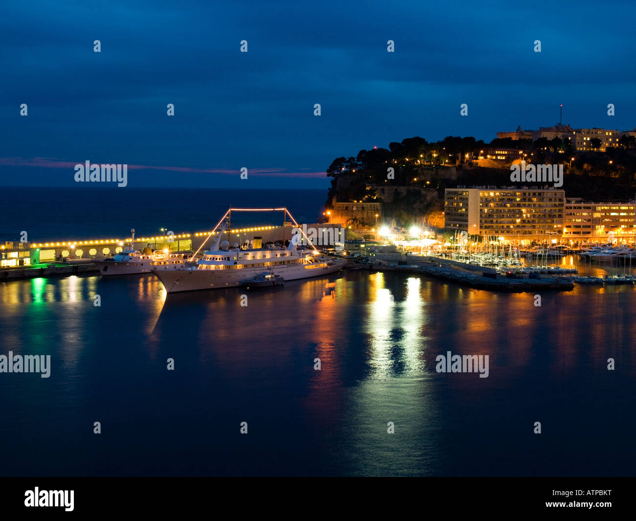 Port Hercule, Monaco Stock Photo - Alamy