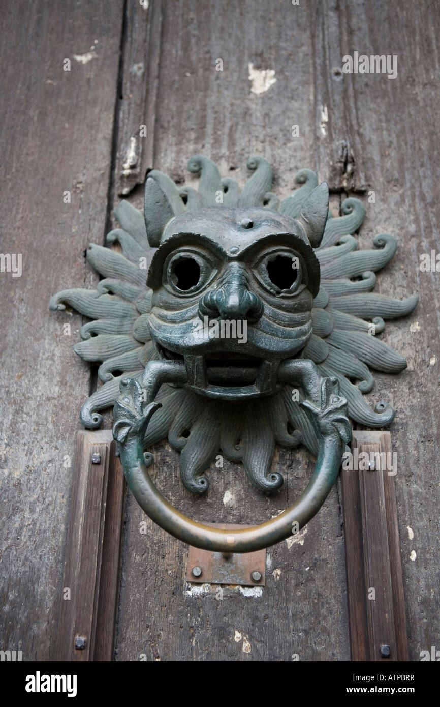 Durham cathedral sanctuary door knocker hi-res stock photography and ...