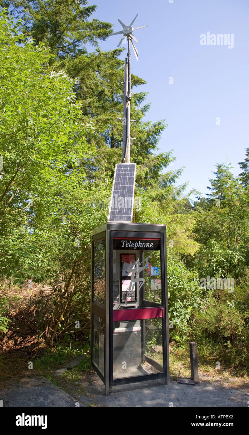 Telephone box powered solar panel High Resolution Stock Photography and ...