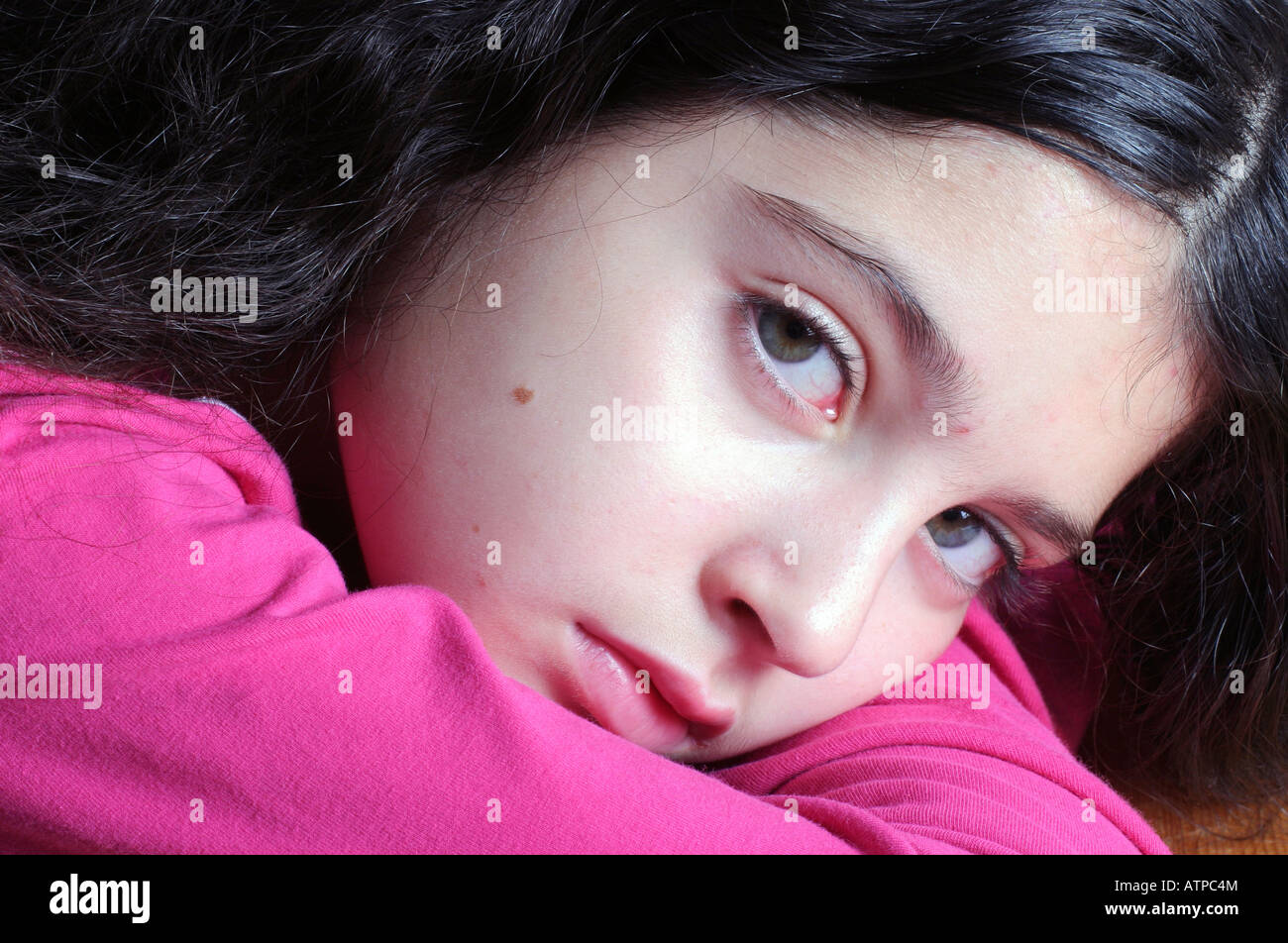 Ten year old girl looking hi-res stock photography and images - Alamy