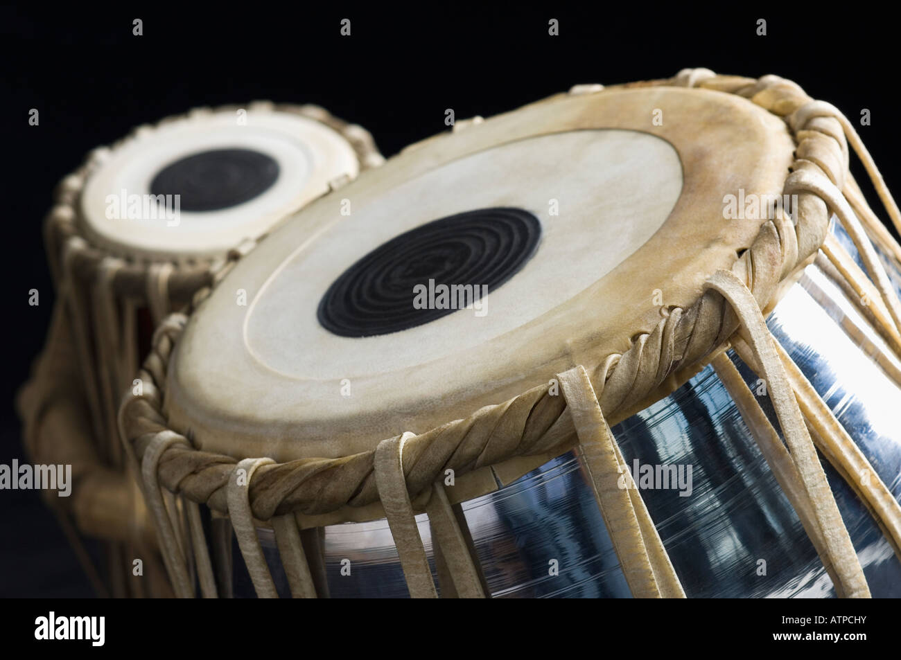 Close-up of two tablas Stock Photo - Alamy