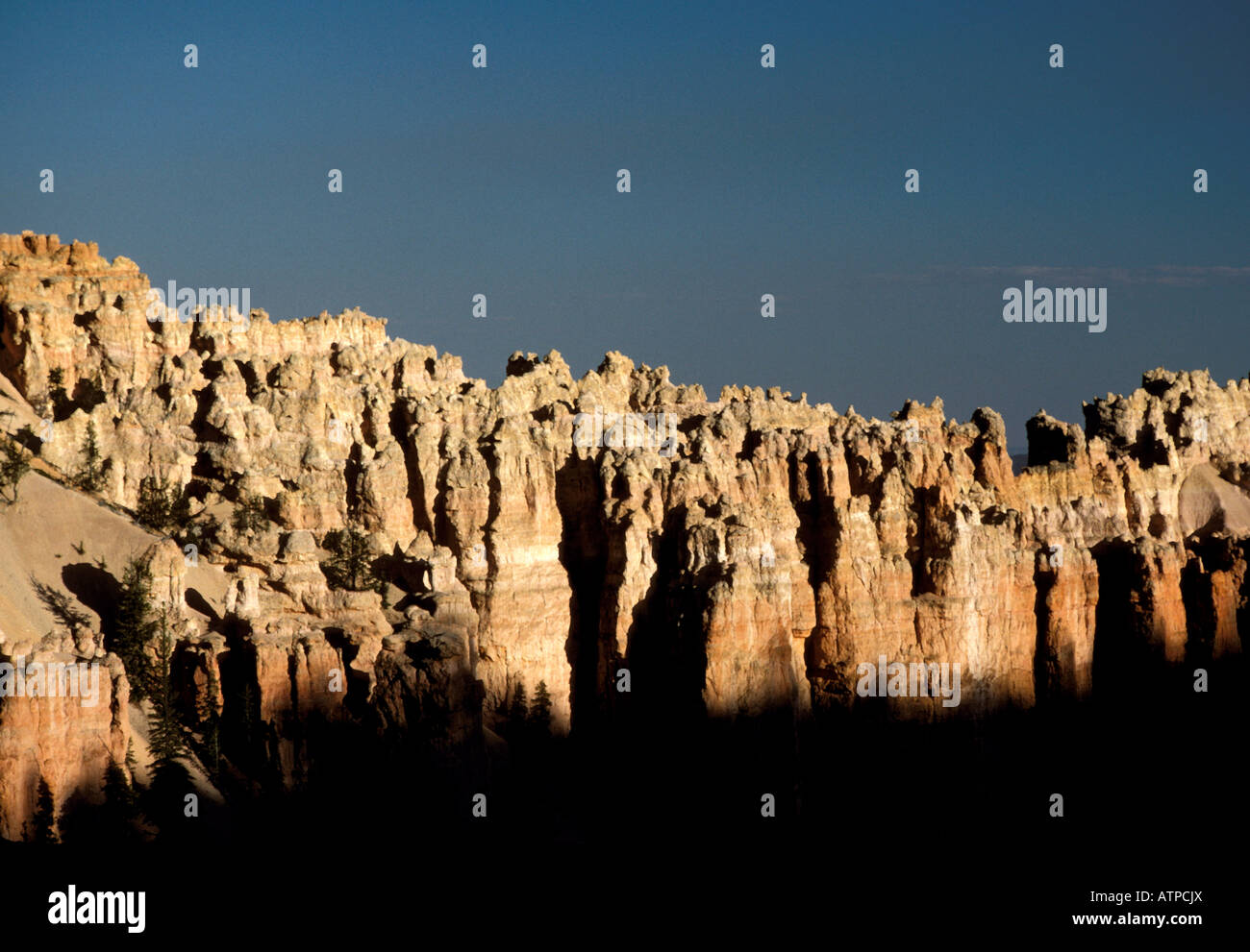 UT Utah Bryce Canyon National Park Swamp Canyon Trailhead erosion ...