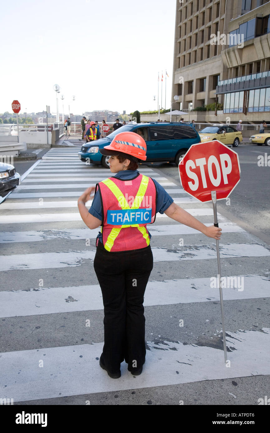 Manual traffic control hi-res stock photography and images - Alamy