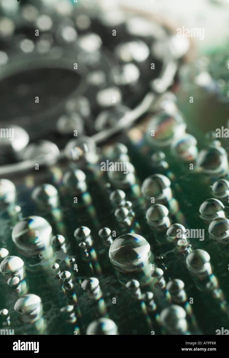 Close-up of water drops Stock Photo - Alamy