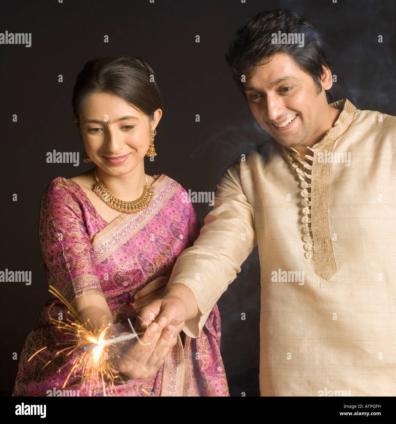 Burning firecrackers hi-res stock photography and images - Alamy