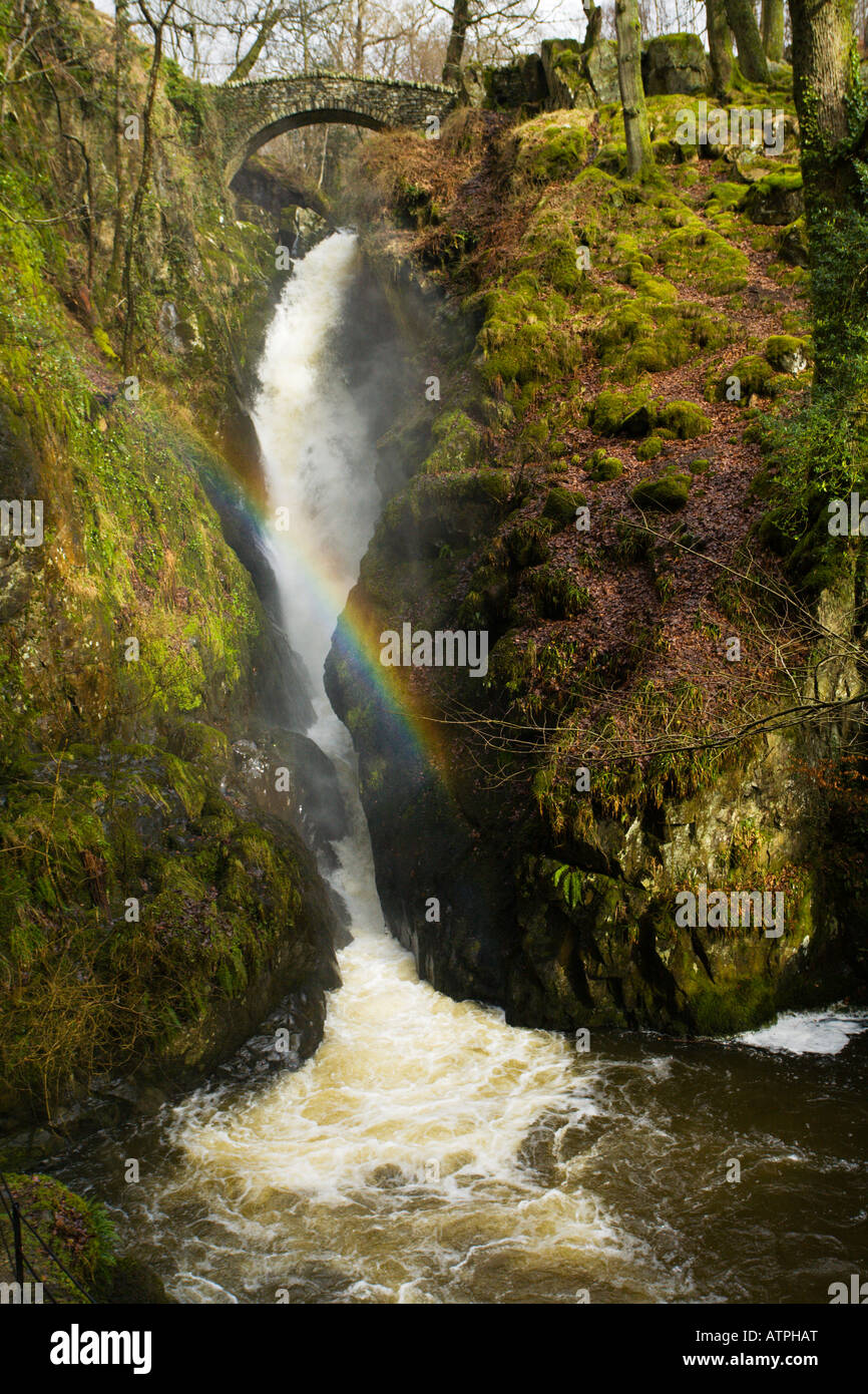 Aira force waterfall cumbria hi-res stock photography and images - Alamy