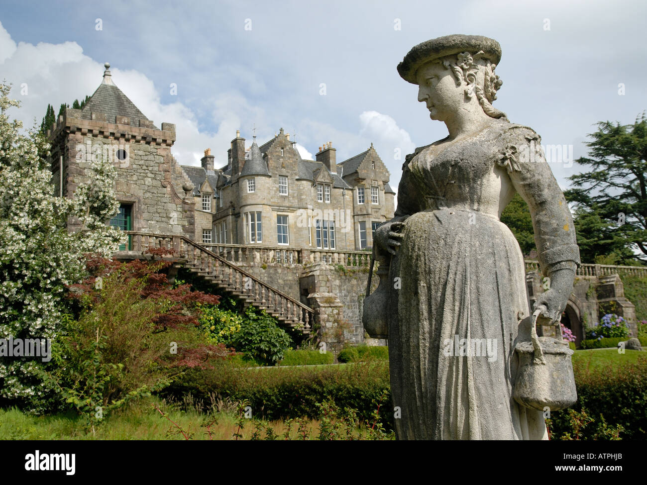 Torosay Castle Gardens, on the Isle of Mull, Scotland Stock Photo - Alamy
