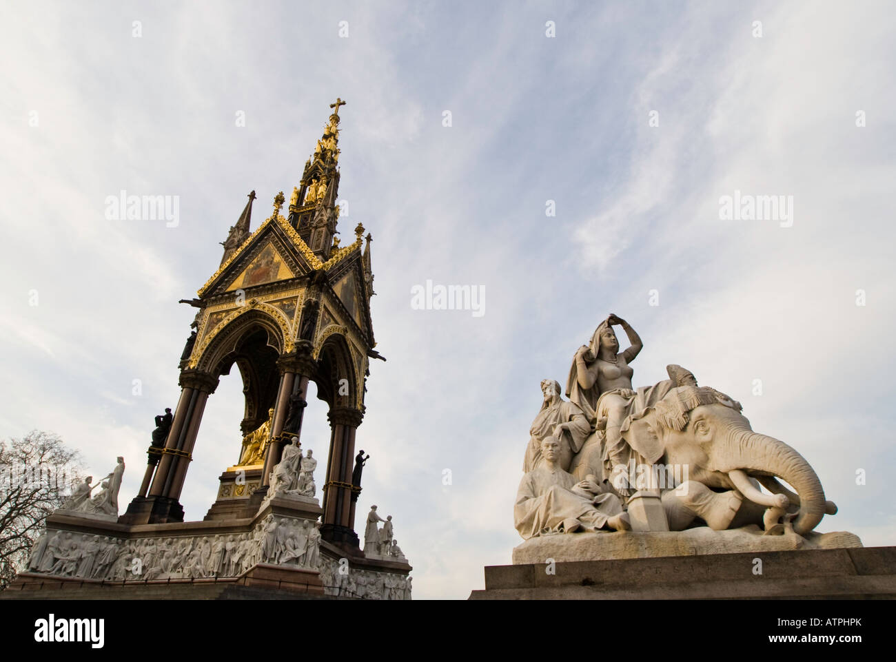 The Albert Memorial Stock Photo - Alamy