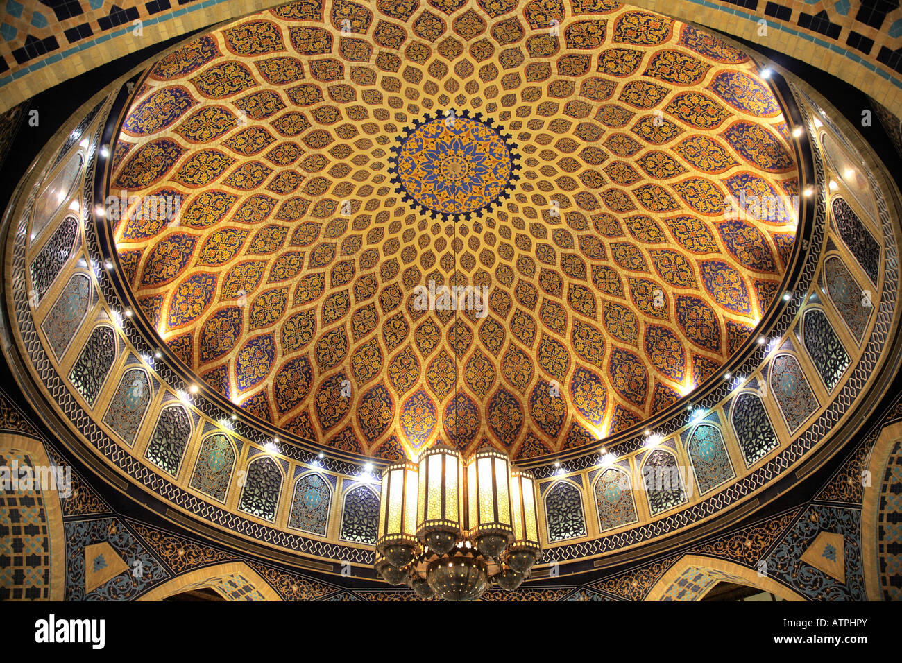 Iranian dome in the Ibn Batutta Shopping Mall Dubai 2 Stock Photo - Alamy