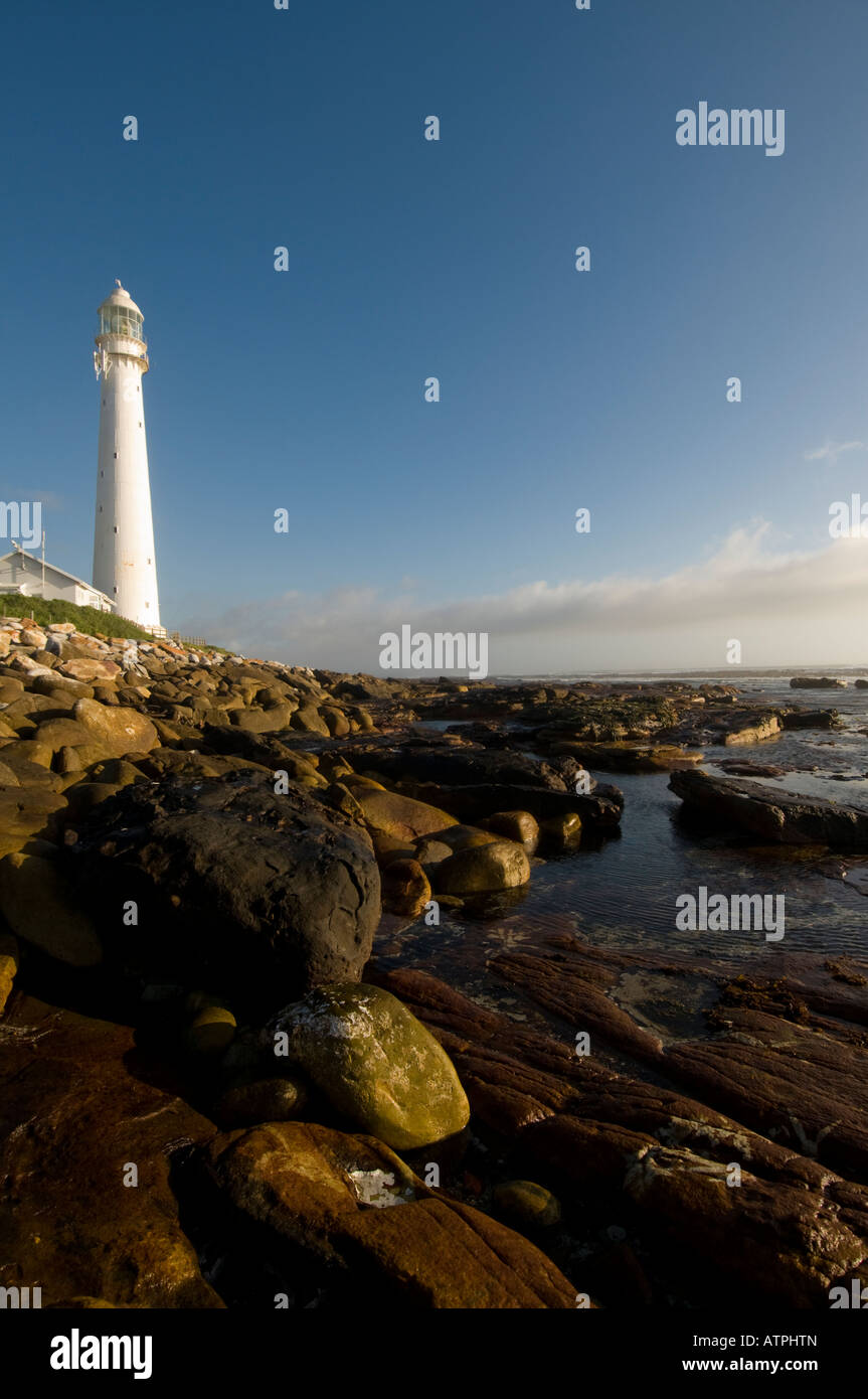 Slangkop Lighthouse in Kommetjie Cape Peninsula near Cape Town Stock ...