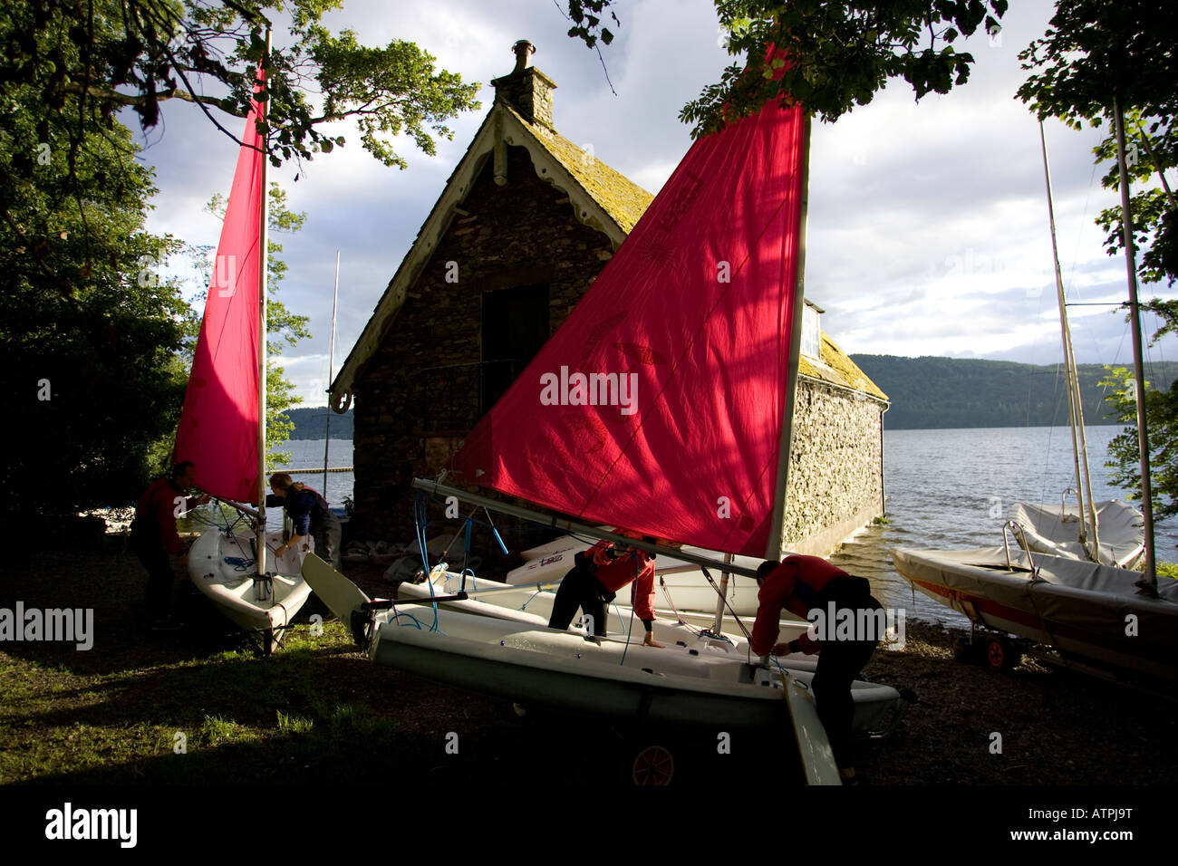 Adult Sail Training lesson on Lake Windermere - Miller Ground England ...