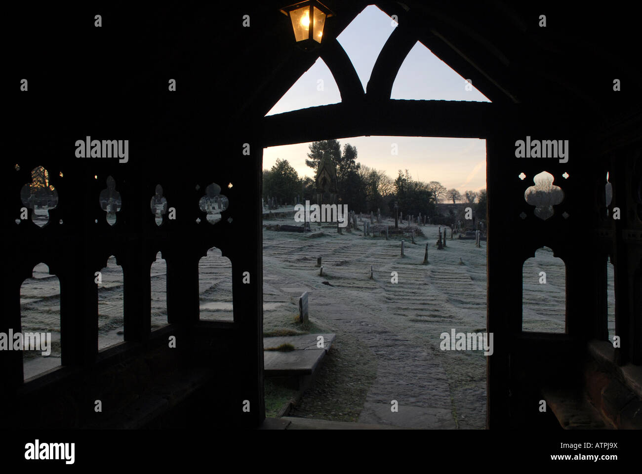Photographer Howard Barlow - ROSTHERNE Church early winter morning ...