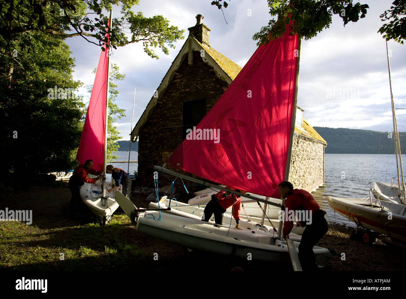 Adult Sail Training lesson on Lake Windermere - Miller Ground England ...