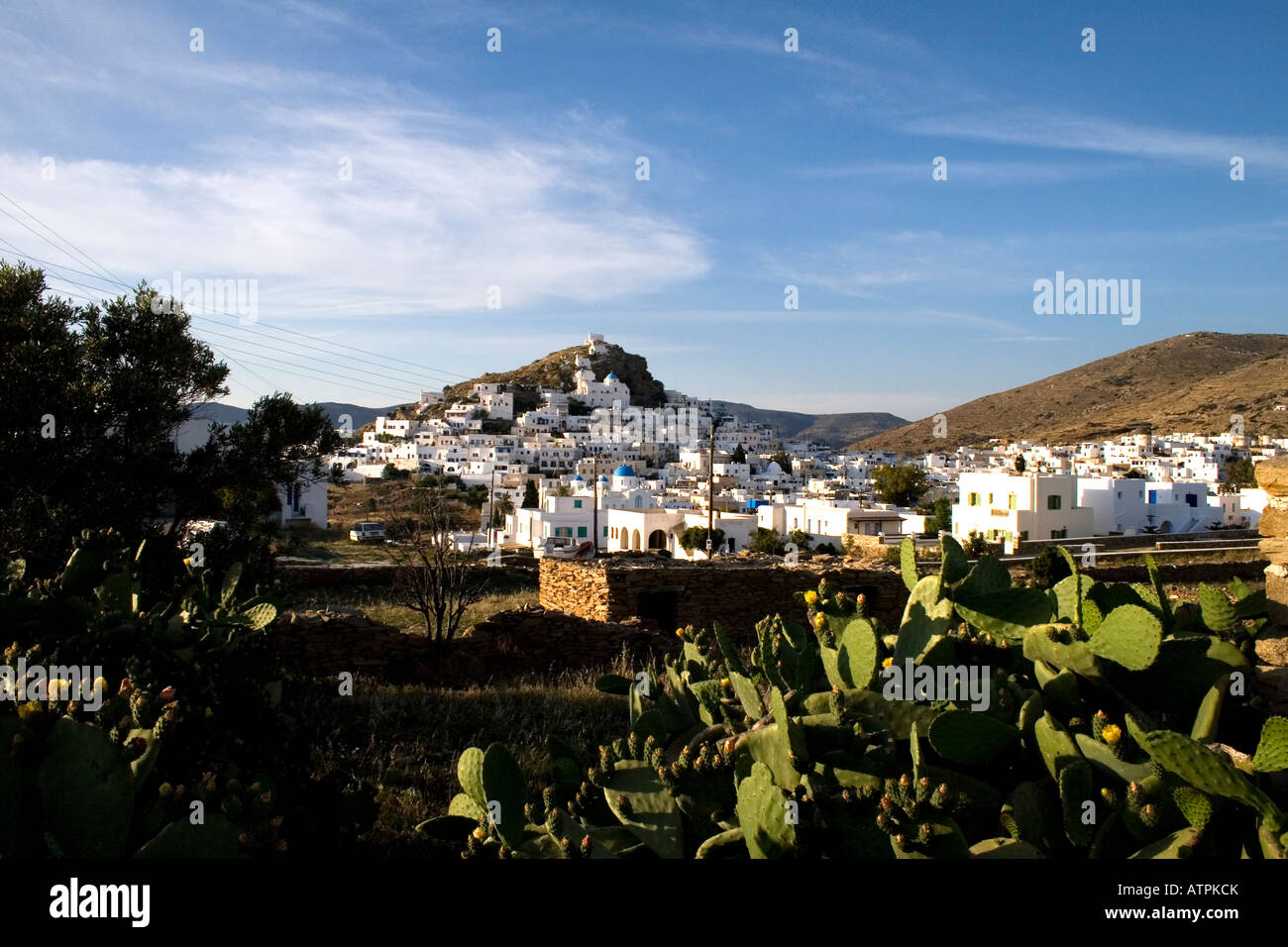 Chora village on ios island hi-res stock photography and images - Alamy