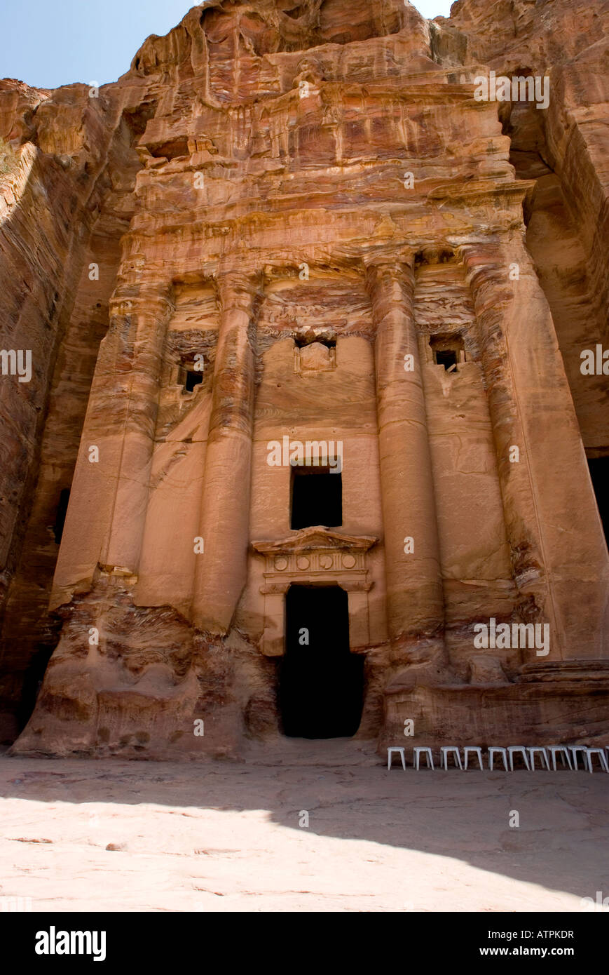 Urn Temple Petra Jordan Stock Photo - Alamy