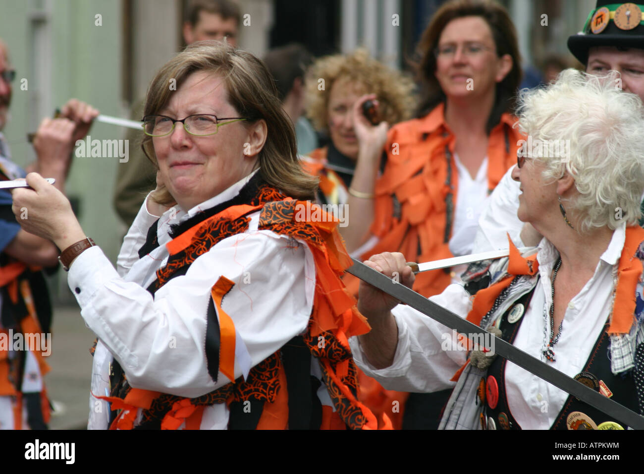 Morris dancers smiling hi-res stock photography and images - Alamy