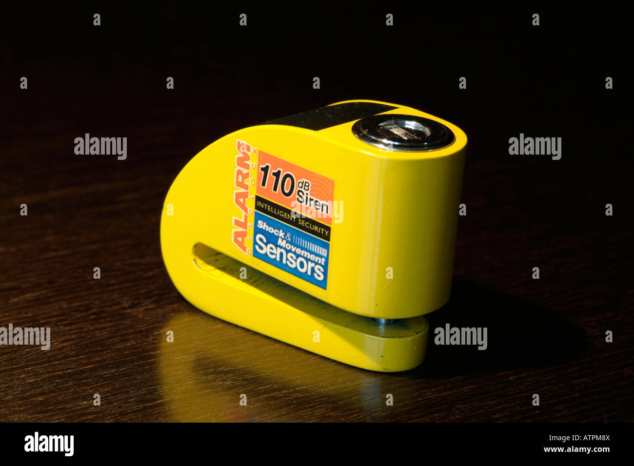 motorbike brake disc lock Stock Photo - Alamy