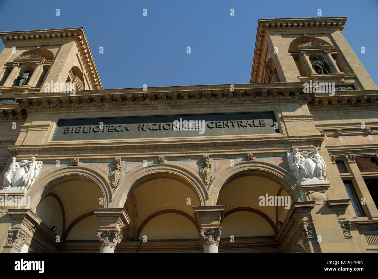The National Library of Italy in Florence, Tuscany Italy Stock Photo ...