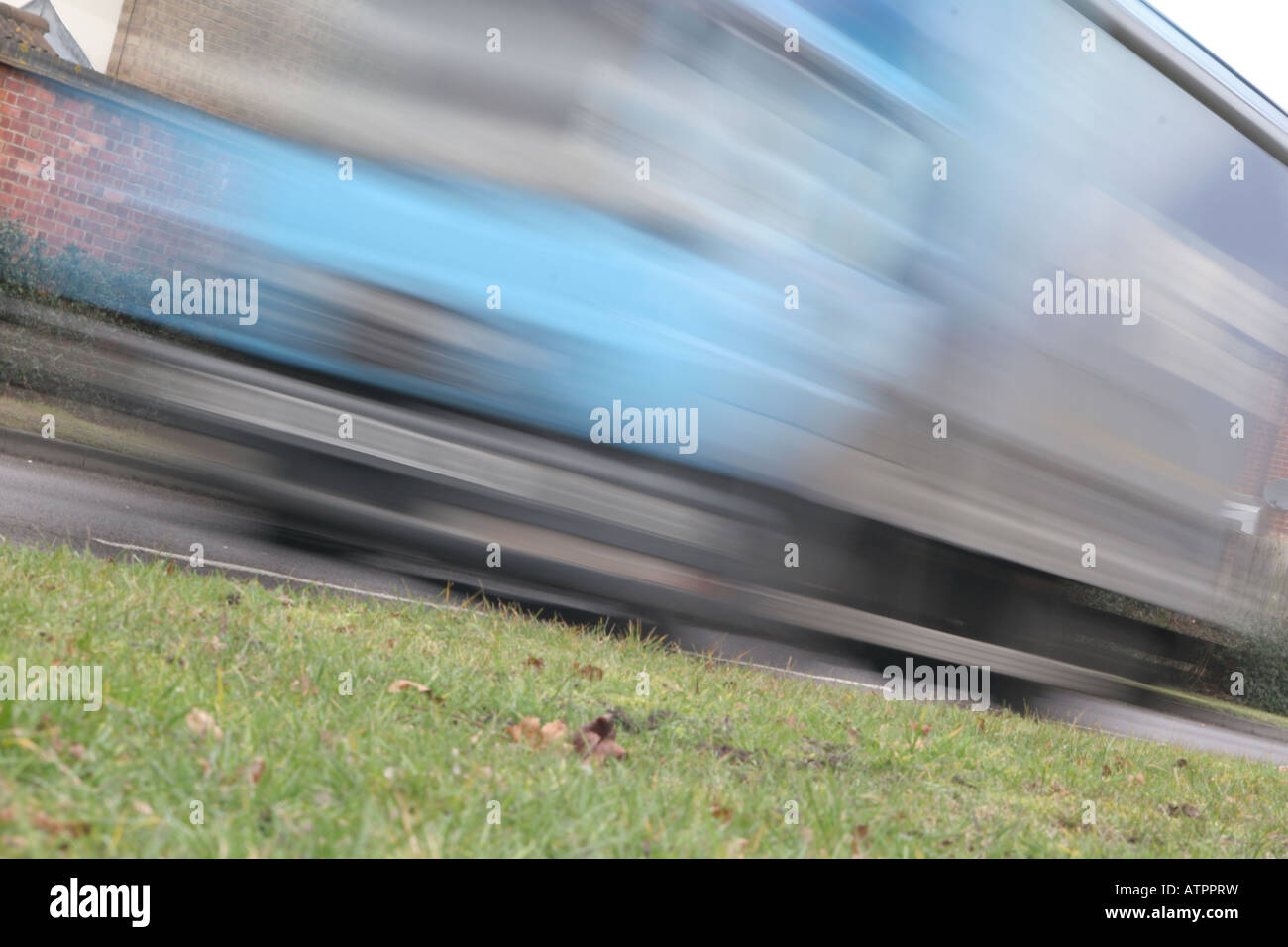 Blurred Photo of Moving lorry Stock Photo - Alamy