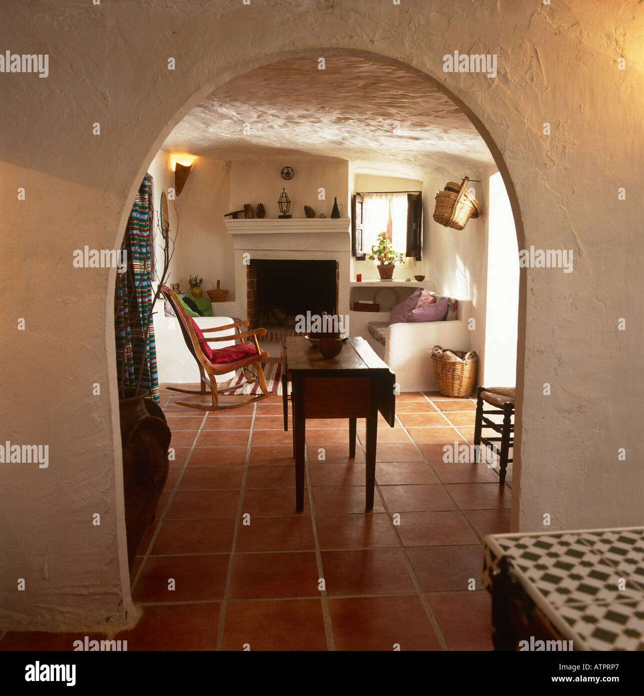 Cave house interior hi-res stock photography and images - Alamy