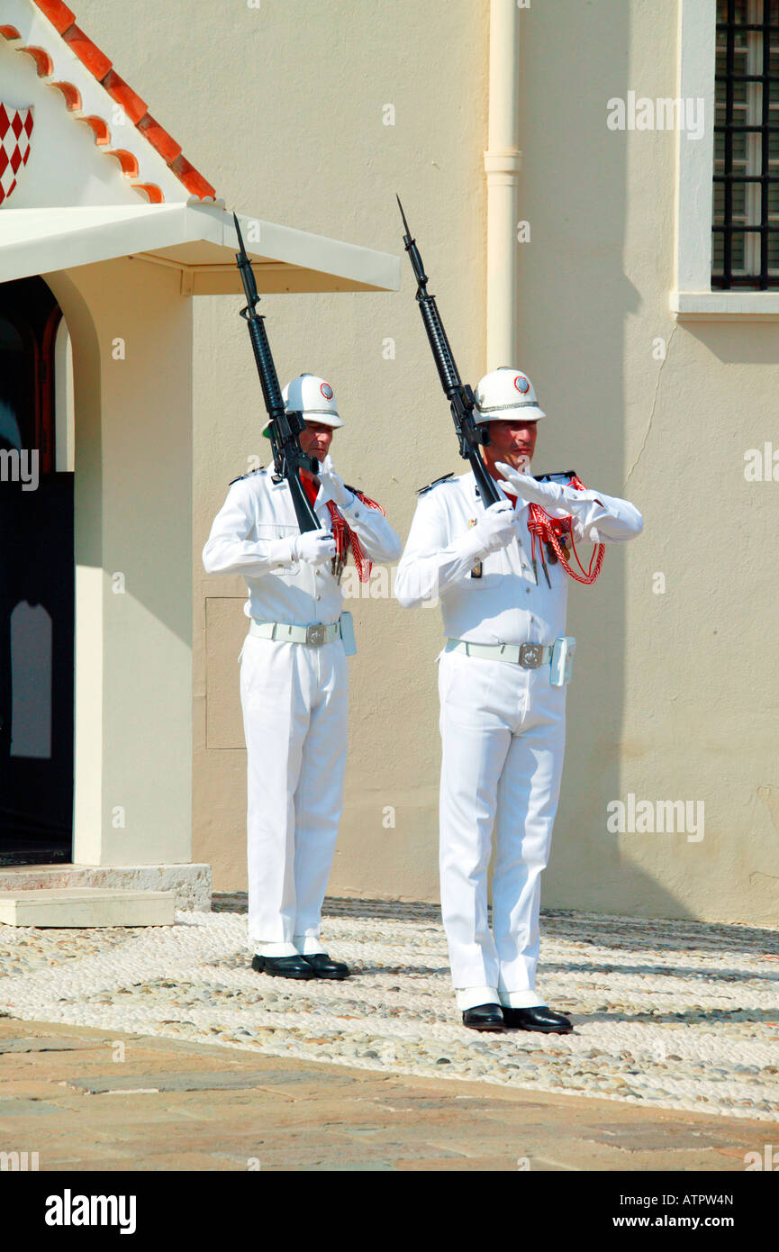 Changing of the guard / Monaco Stock Photo - Alamy