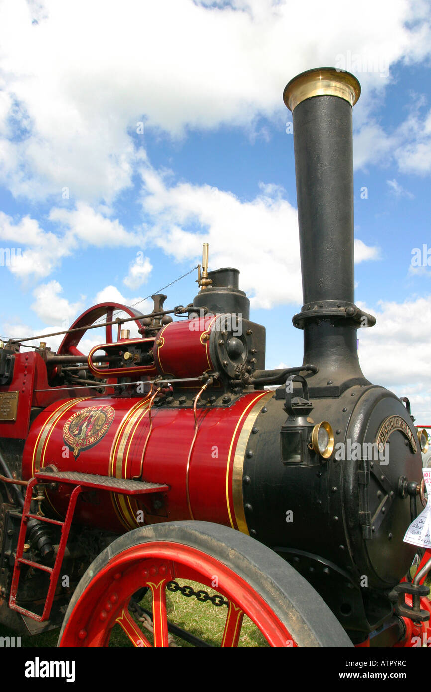 steam powered agricultural tractor Stock Photo - Alamy
