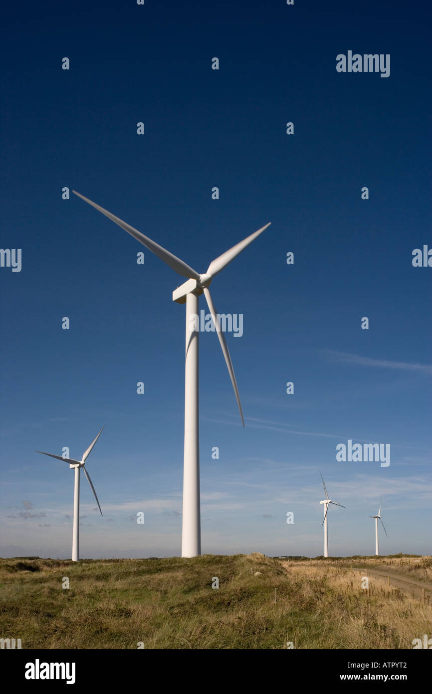 wind turbines at wind farm Stock Photo - Alamy