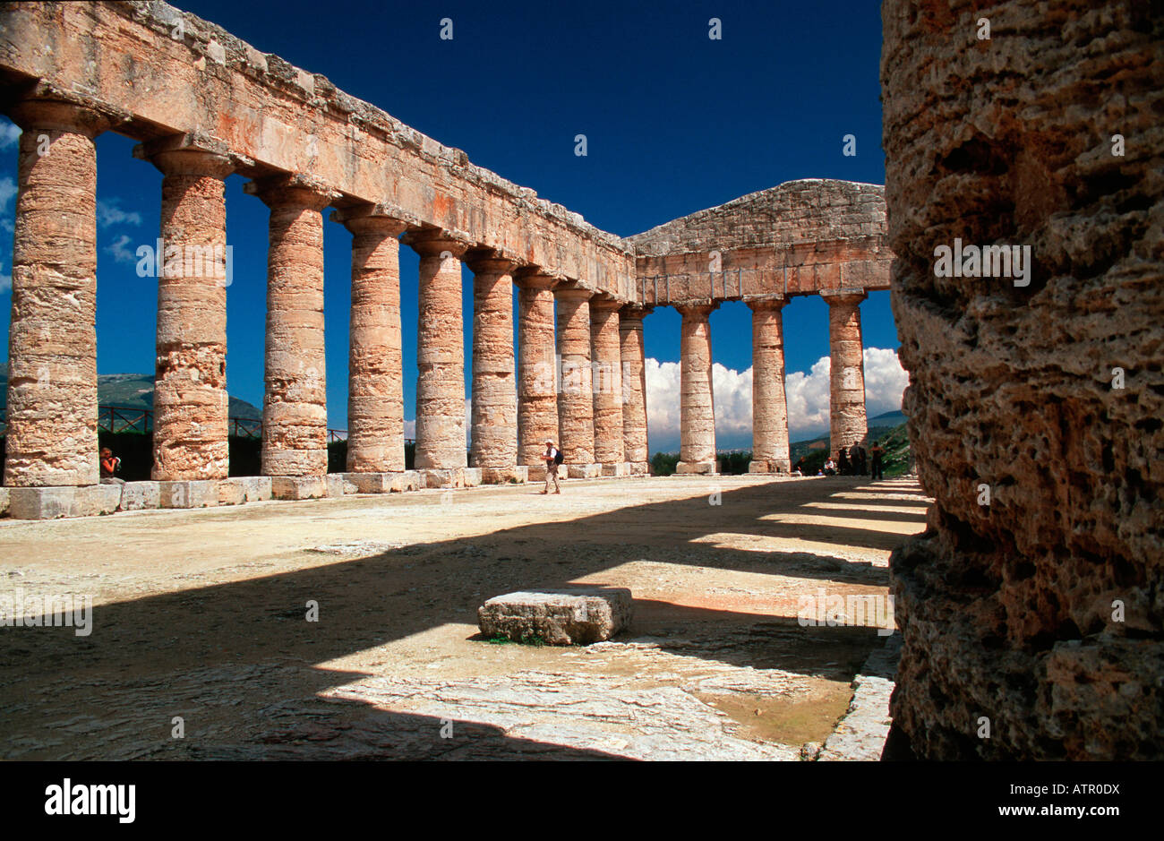 Greek Temple / Segesta Stock Photo - Alamy