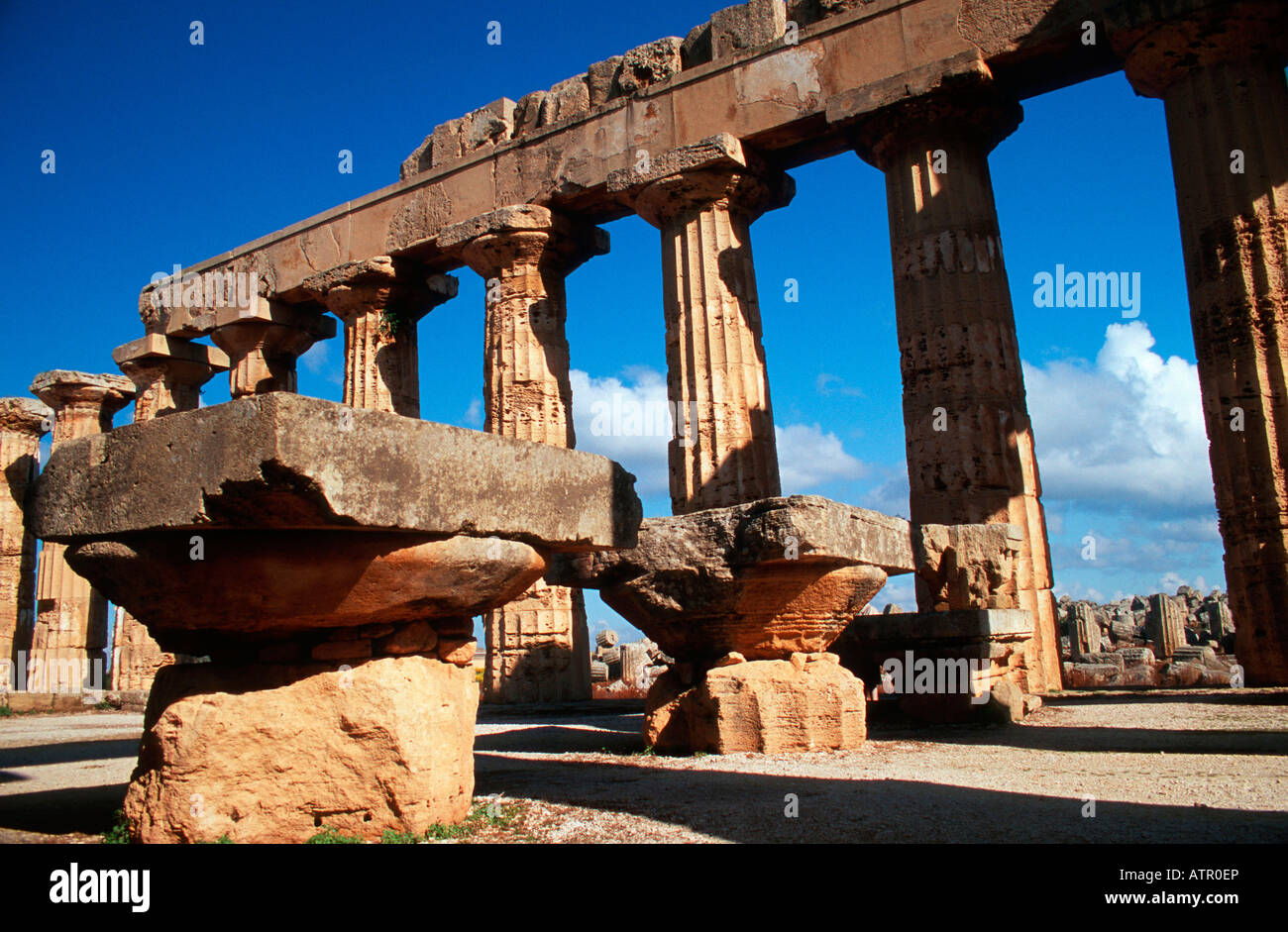 Temple of Selinunte Stock Photo - Alamy