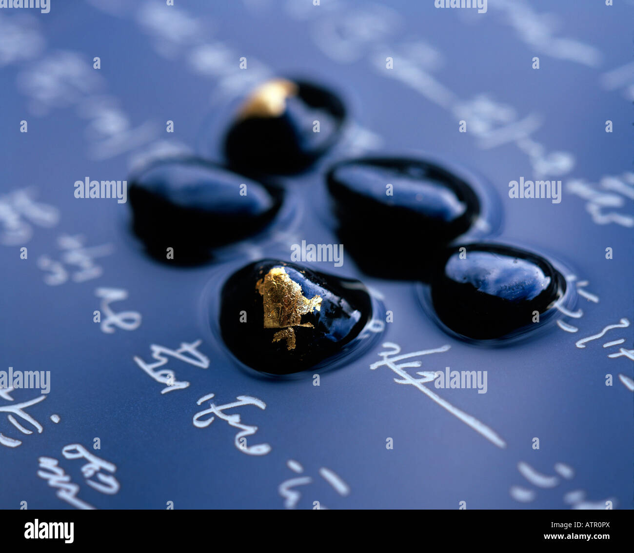 Stones / Japanese ideographs Stock Photo - Alamy