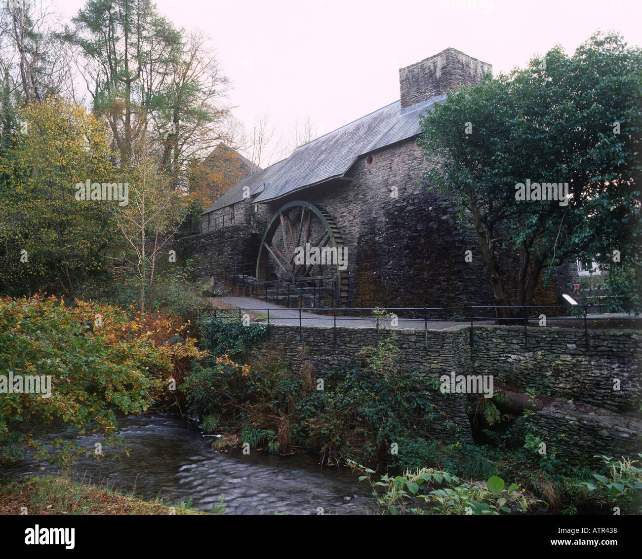 Working Watermill Furnace Ceredigion West Wales Stock Photo - Alamy