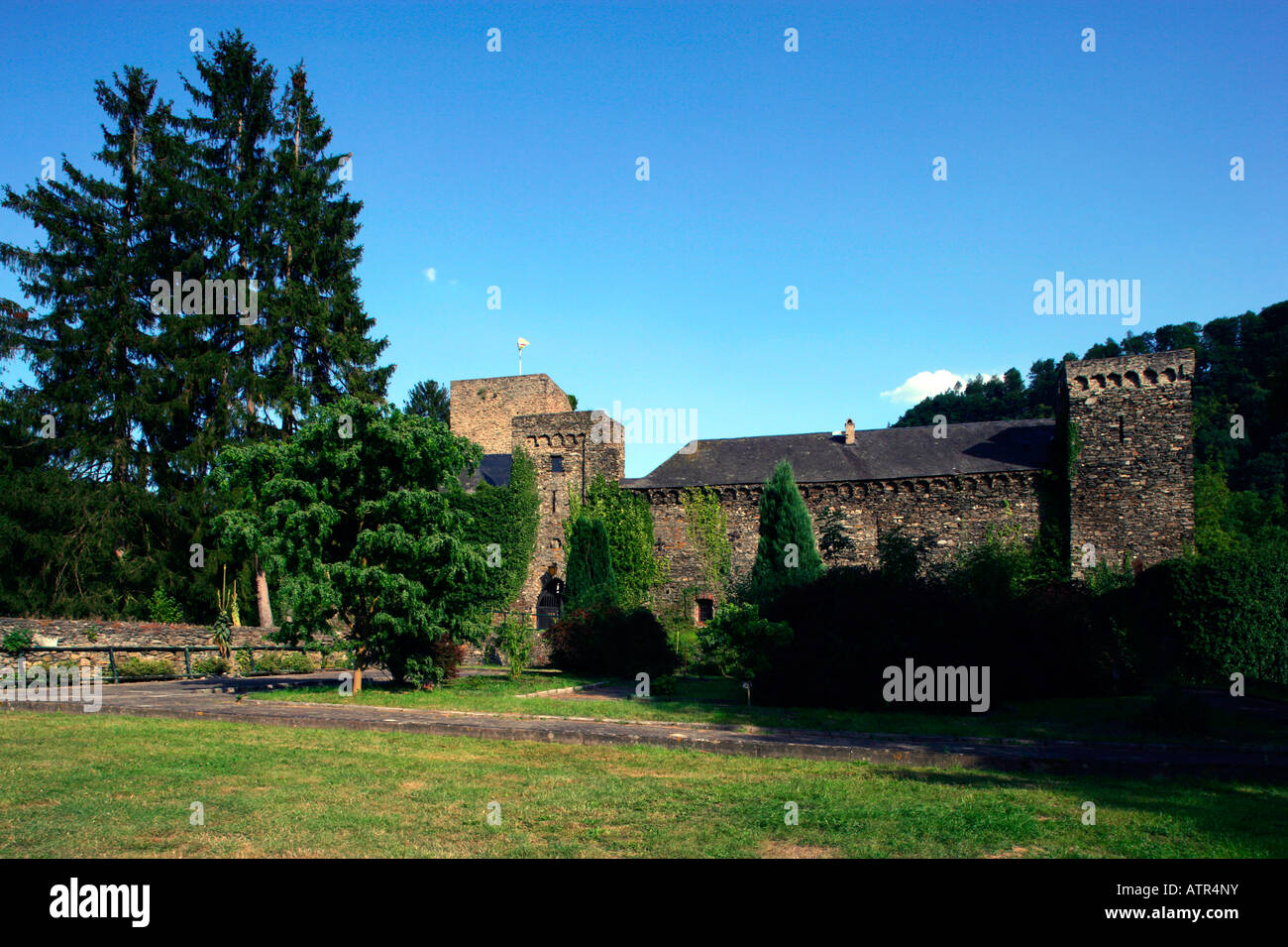 Castle Langenau / Nassau Stock Photo - Alamy