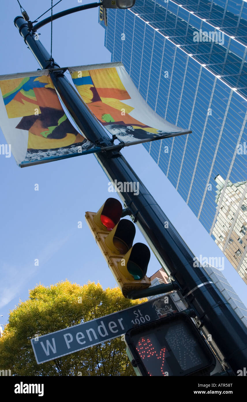 sign for Pender Street in Vancouver, BC Stock Photo - Alamy