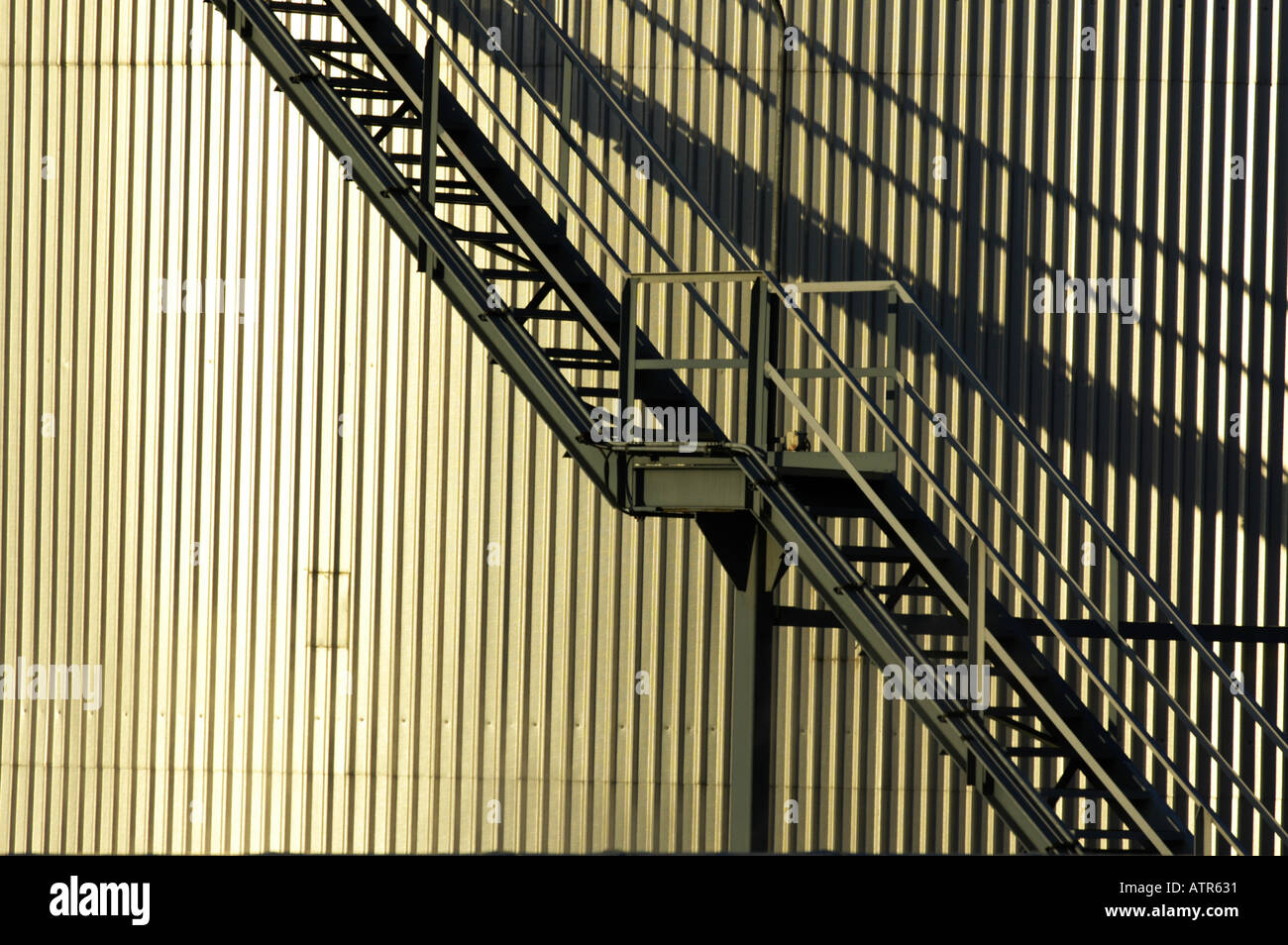 Vienna, tank farm, stairway Stock Photo - Alamy