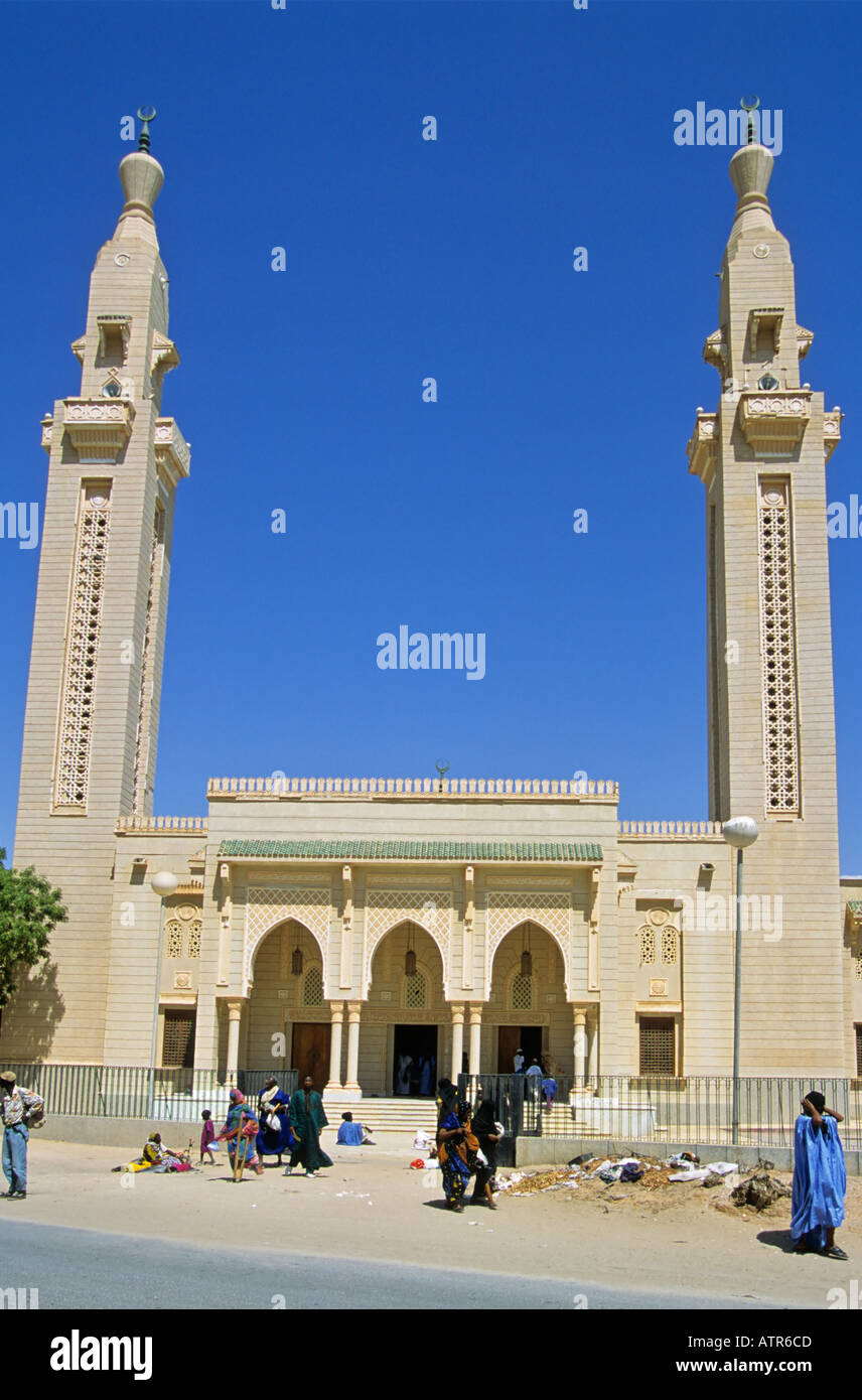 Saudi Mosque, Nouakchott, Mauritania Stock Photo - Alamy