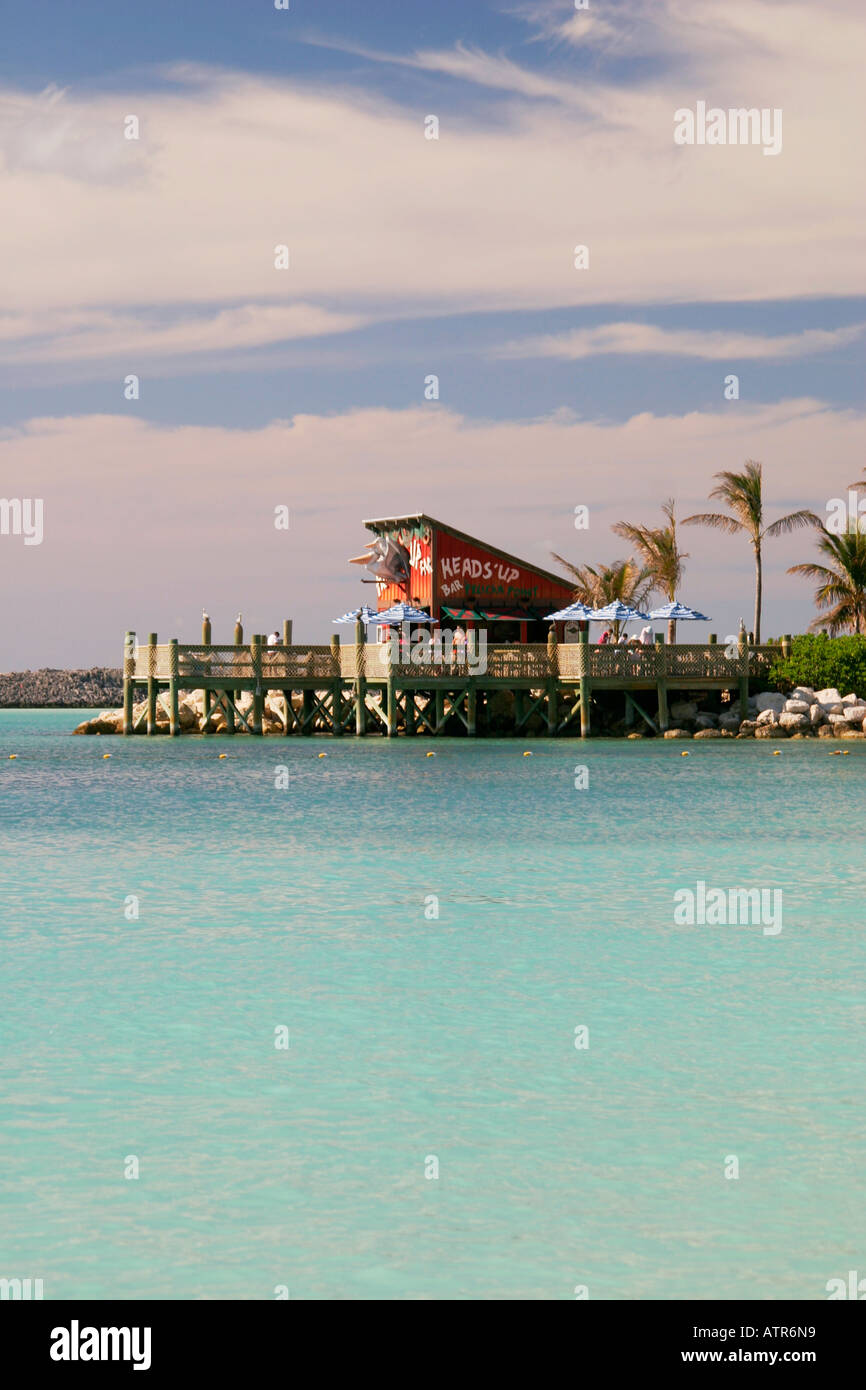 Tropical beach palms trees dock hi-res stock photography and images - Alamy