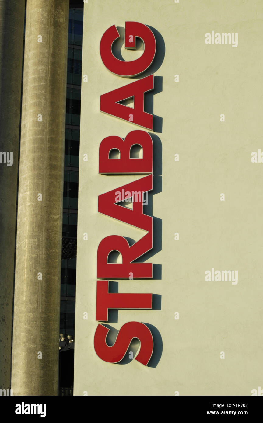 Vienna, Danube City, modern architecture, STRABAG Building Stock Photo ...