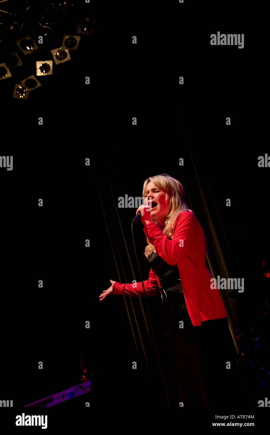 Blonde Singer High Resolution Stock Photography and Images - Alamy