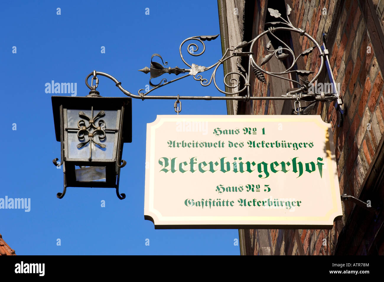 Restaurant Ackerburgerhof / Steinfurt Stock Photo - Alamy