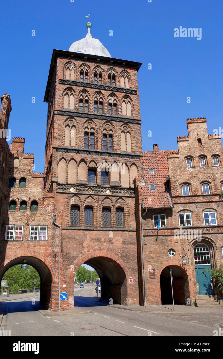 Castle gate / Lubeck Stock Photo - Alamy