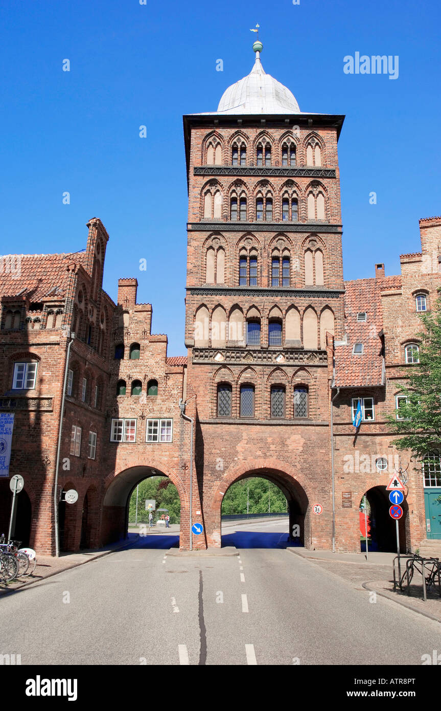 Castle gate / Lubeck Stock Photo - Alamy