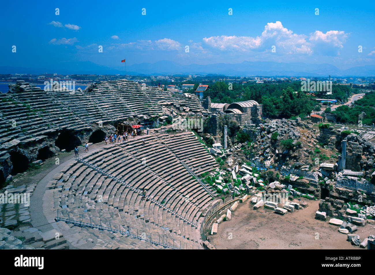 Roman Amphitheatre / Side Stock Photo - Alamy