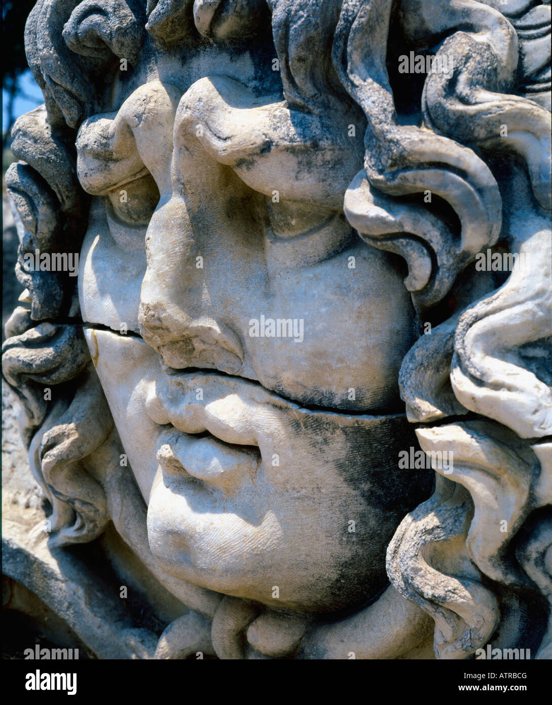 Head of Medusa / Didyma Stock Photo - Alamy