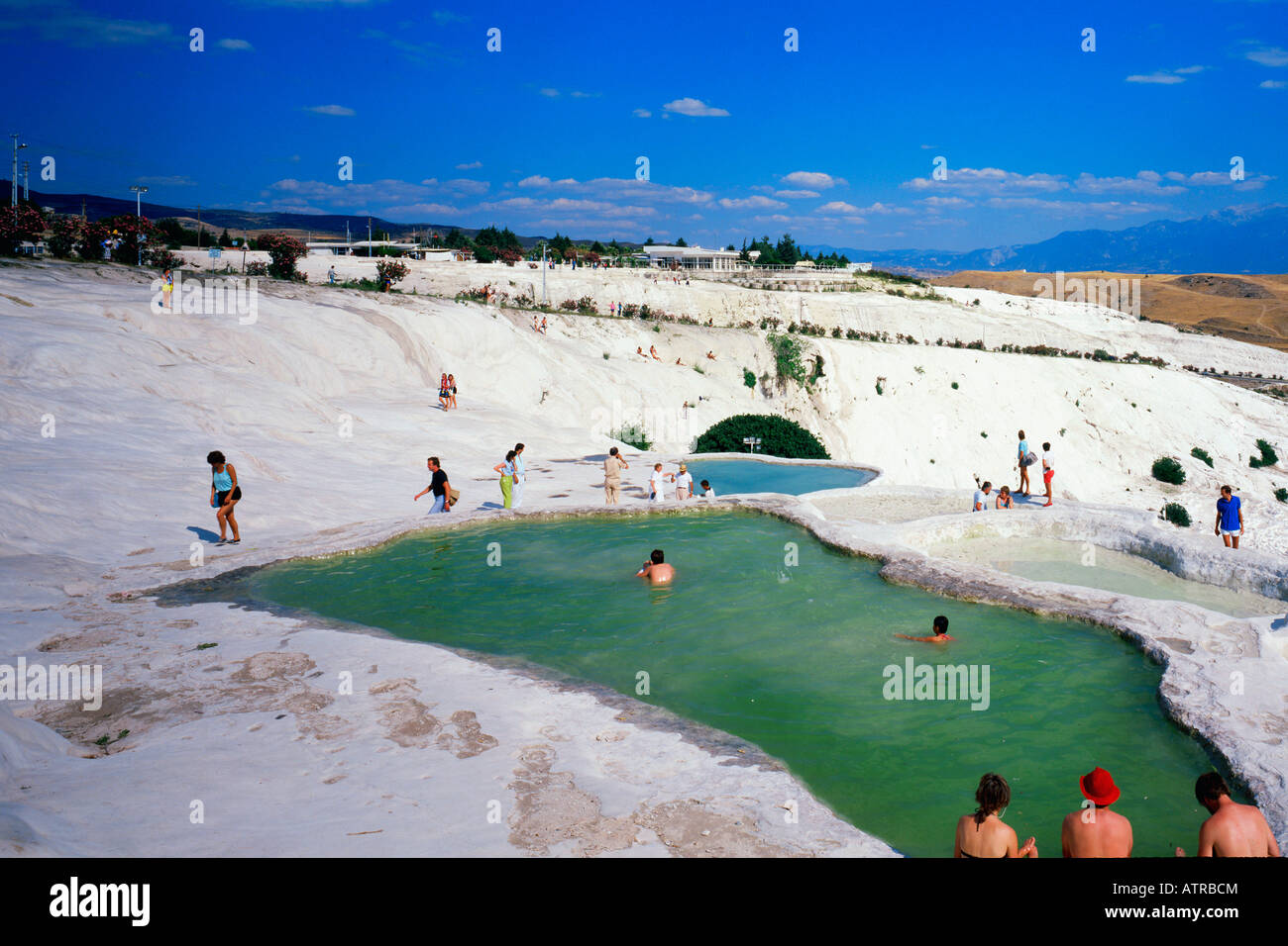 Travertine terraces / Pamukkale Stock Photo - Alamy