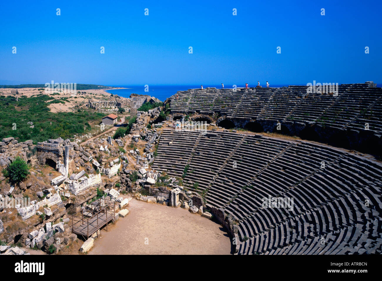 Roman Amphitheatre / Side Stock Photo - Alamy