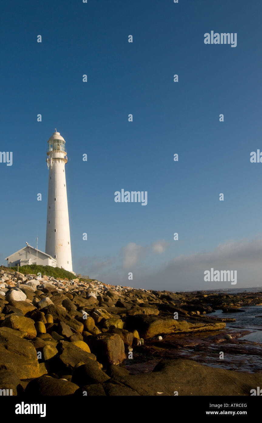 Slangkop Lighthouse in Kommetjie Cape Peninsula near Cape Town Stock ...