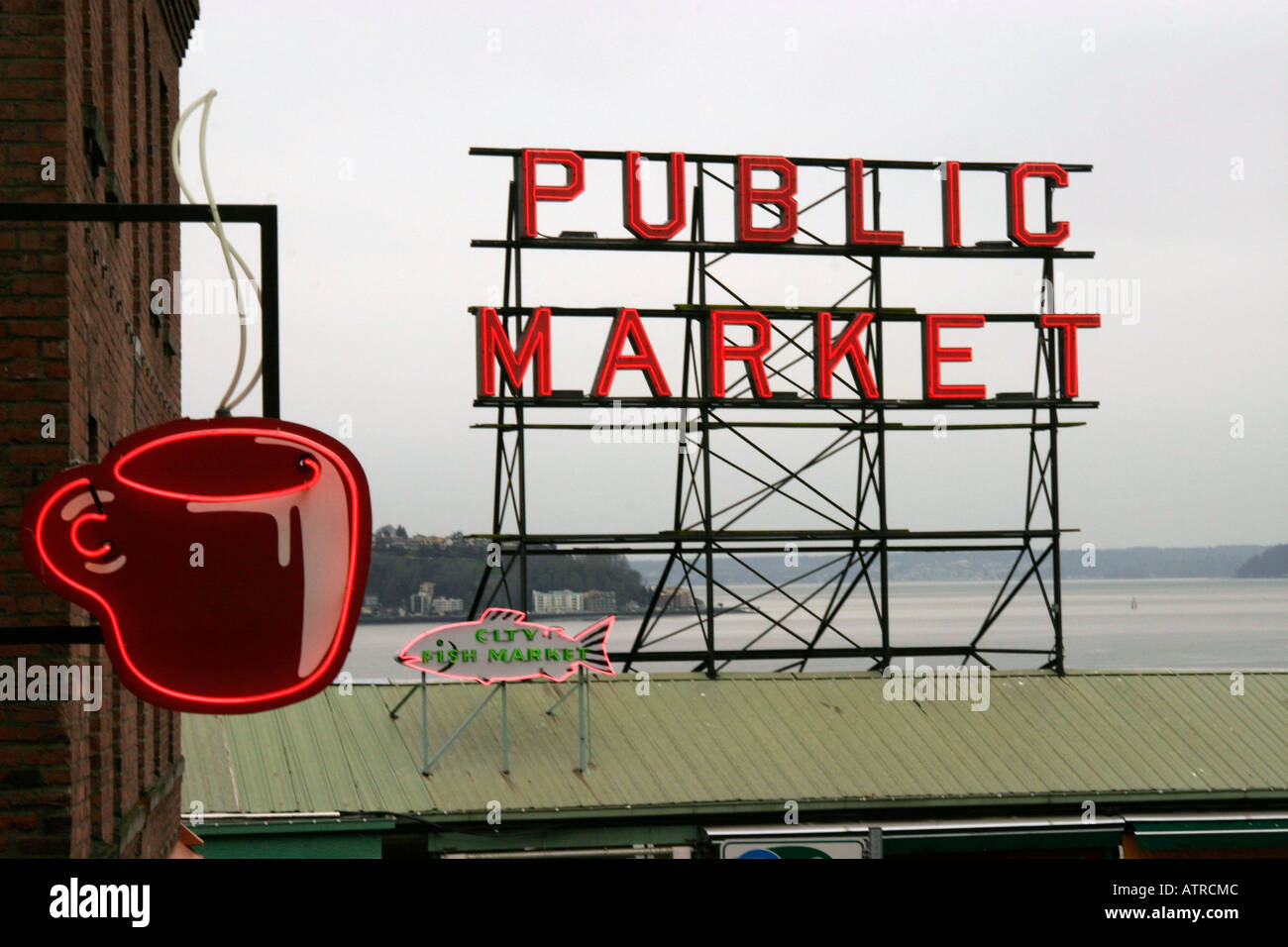 Pike's Street Market, Seattle, Washington Stock Photo - Alamy