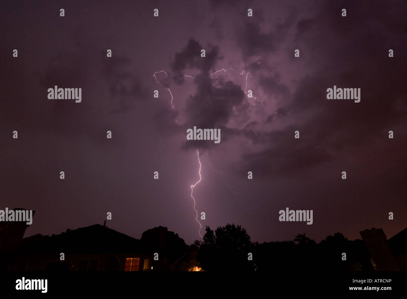 Night sky thunder seven strikes hi-res stock photography and images - Alamy
