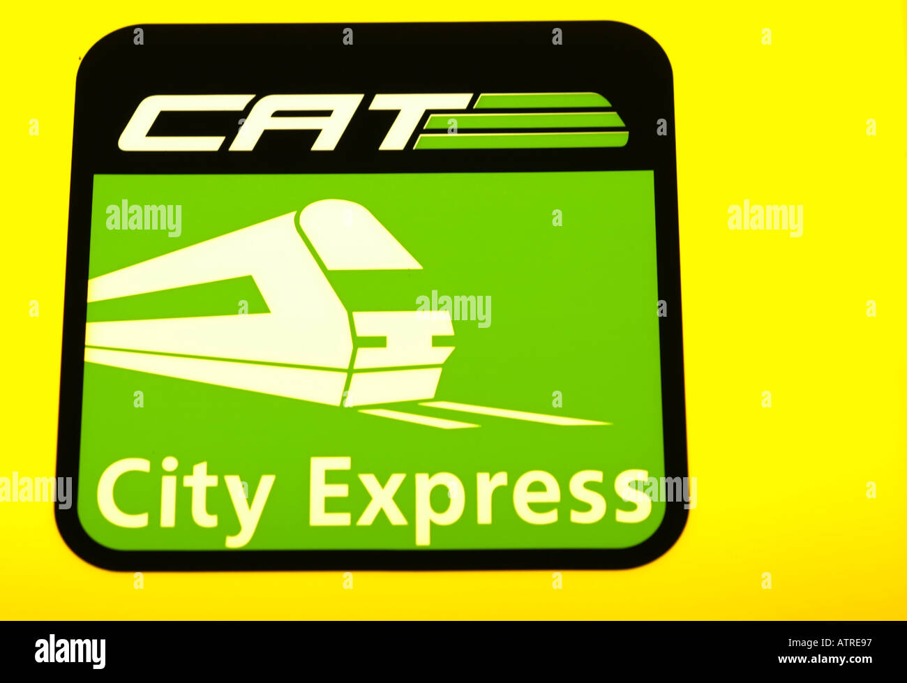 Vienna, City Airport Train, CAT, sign, City Express Stock Photo - Alamy