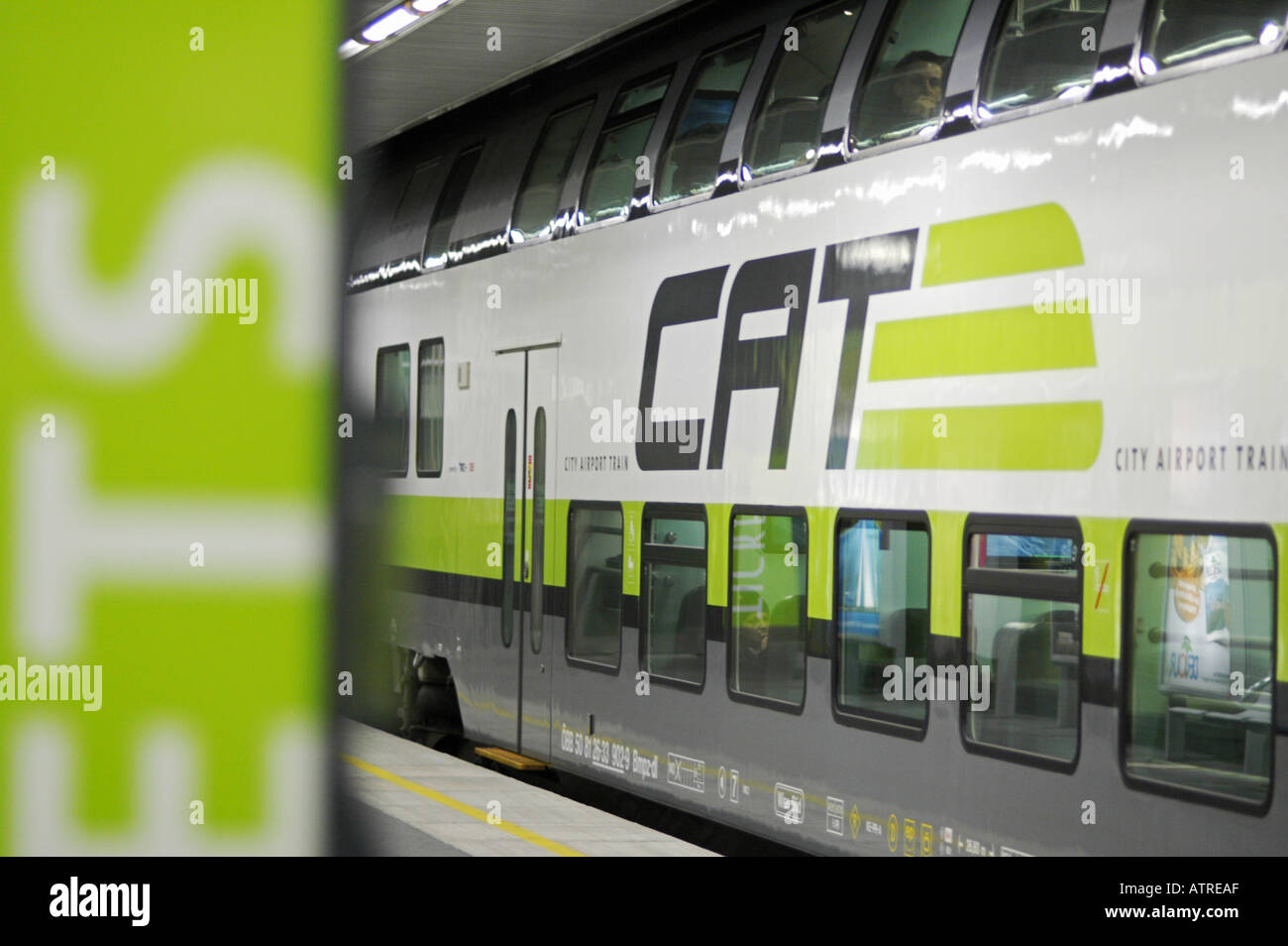 Vienna, City Airport Train, CAT Stock Photo - Alamy